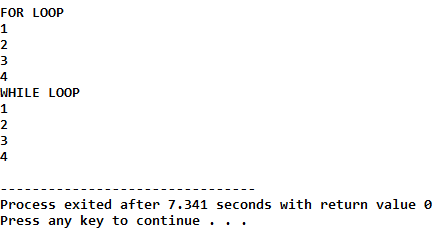 LOOP STATEMENTS – Programming Monks